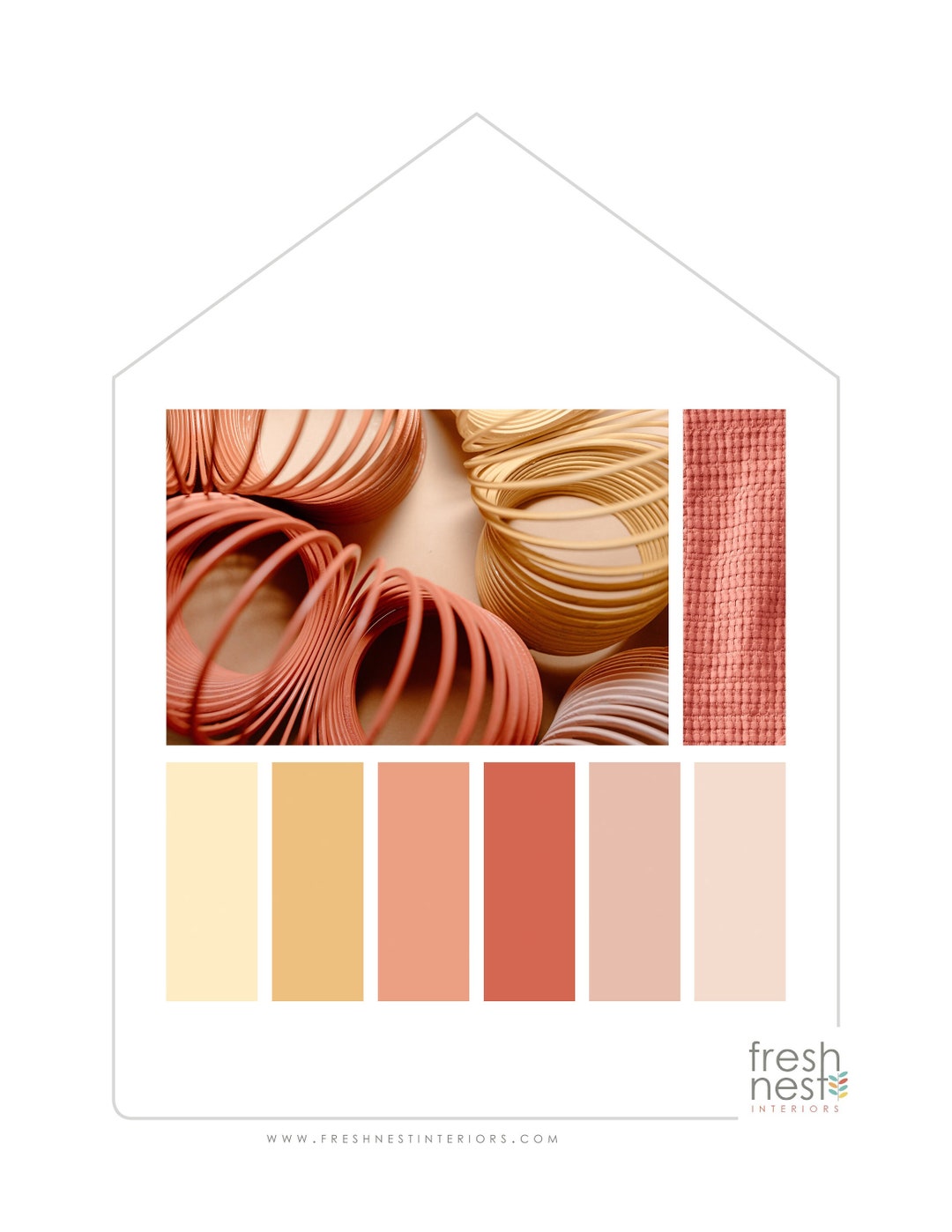 Coral Springs Paint Palette: Benjamin Moore Interior Color Scheme ...