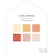 Coral Springs Paint Palette: Benjamin Moore Interior Color Scheme ...