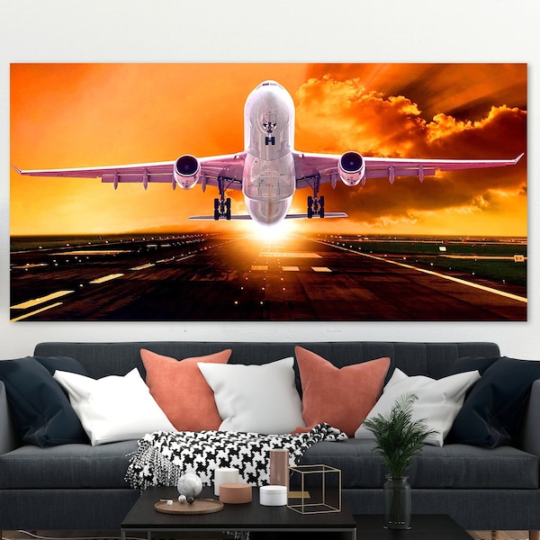 Aircraft Canvas Aviation Wall Art - Etsy