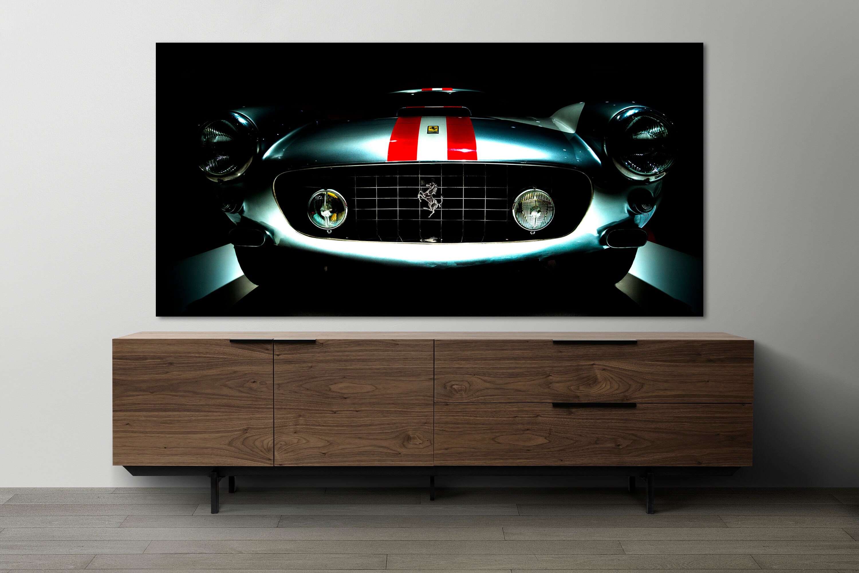 Vintage Car Wall Decor Huge Canvas Art Garage Wall Art - Etsy