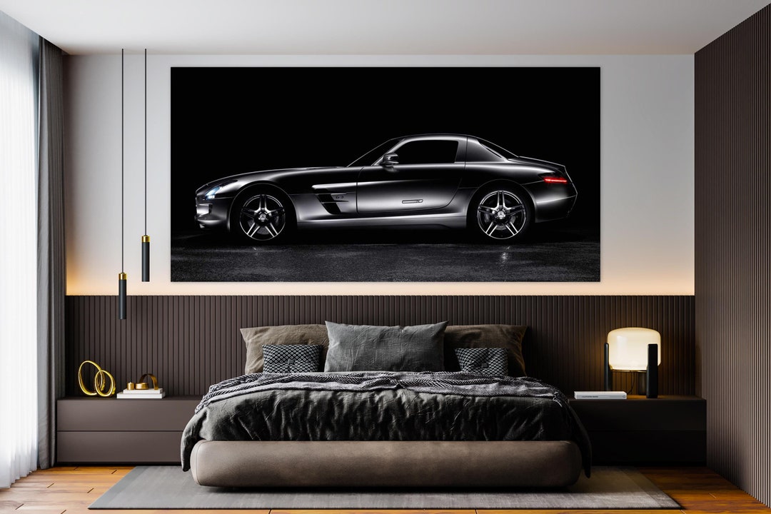 Luxury Car Wall Decor, Huge Canvas Art, Garage Wall Decor, Car Garege ...