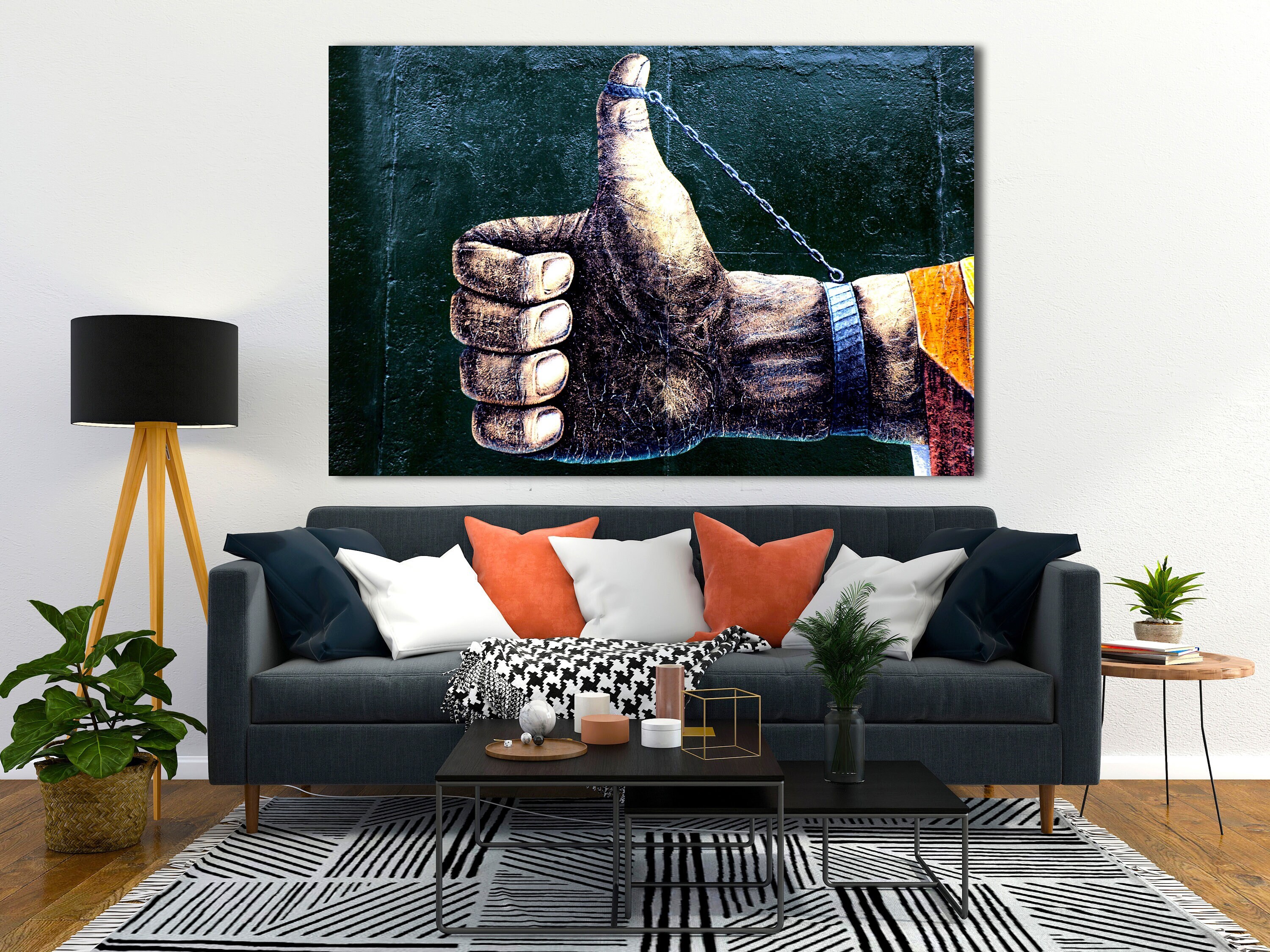 Berlin Wall Graffiti Wall Decor, East Side Gallery on Canvas, Street ...