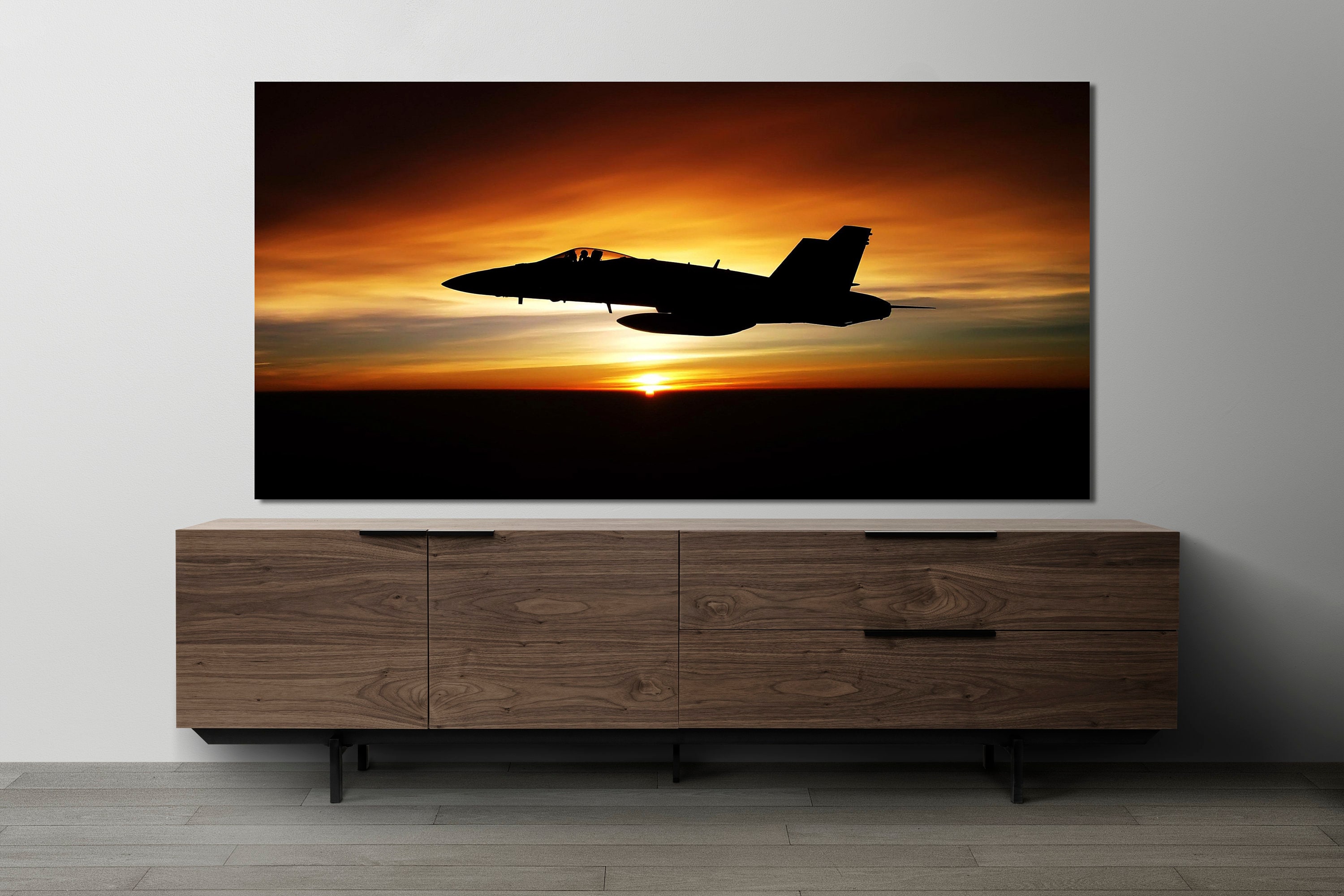 Aircraft Golden Hour Canvas Aviation Canvas Aircraft Wall - Etsy