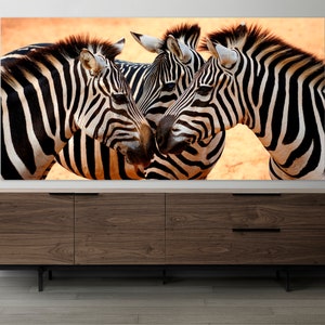 Animal Wall Art, Zebras Canvas, Huge Canvas Art, Nature Life, Wildlife ...