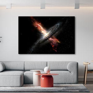 The Milky Way Galaxy, Huge Canvas Art, Space Canvas Art, Cosmic Canvas ...