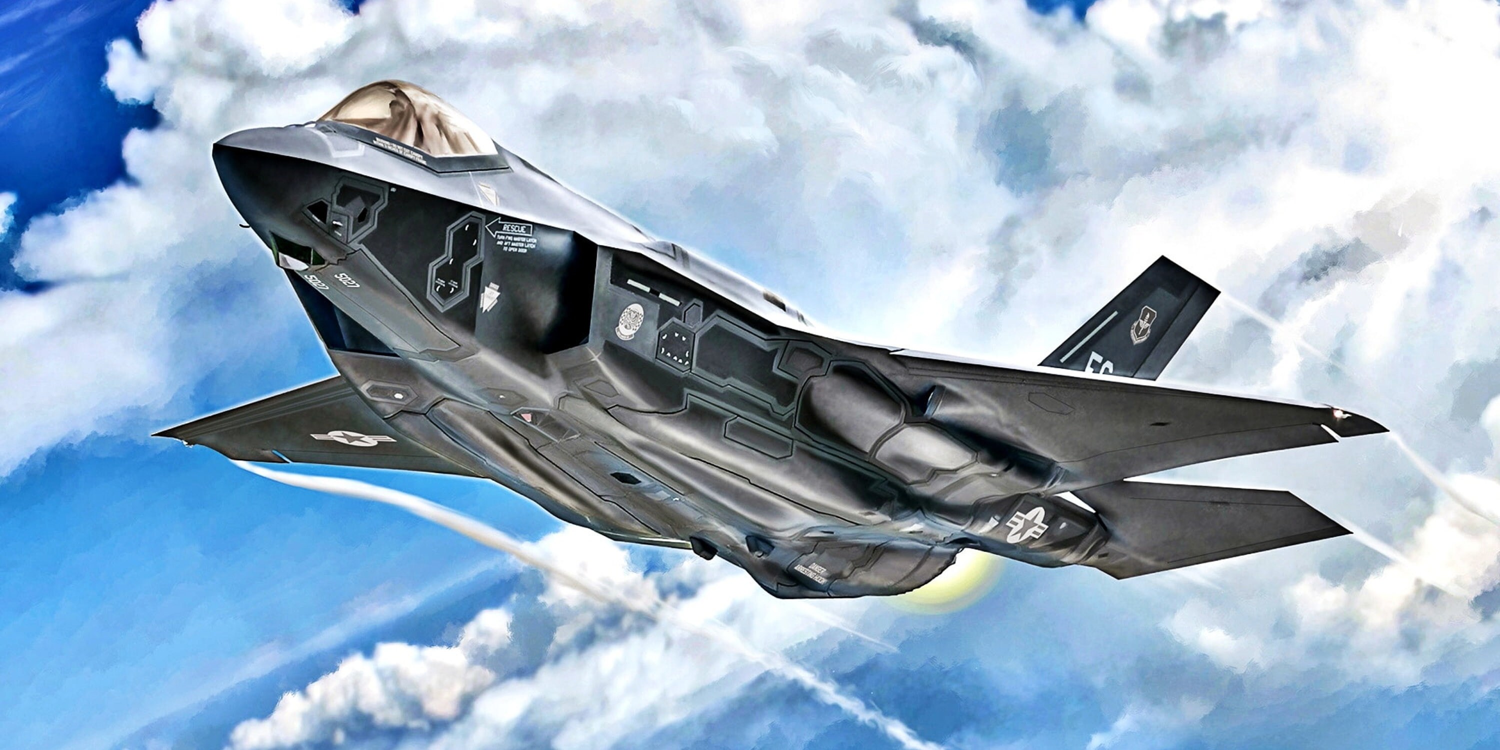 F35 Aircraft Canvas, Aviation Canvas, Airplane Wall Art, Strike Fighter ...
