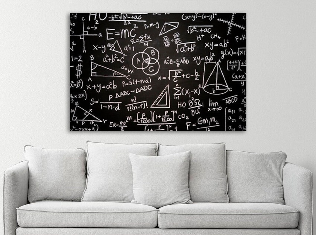 Mathematical Canvas, Huge Canvas Art, Physical Canvas Art, Scientific ...