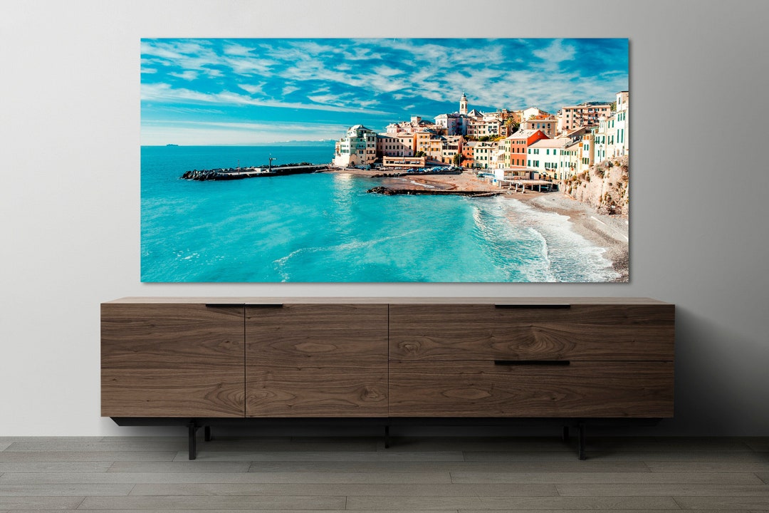 View of Positano Canvas, Italy Canvas, Seaside Wall Decor, Italian Wall ...