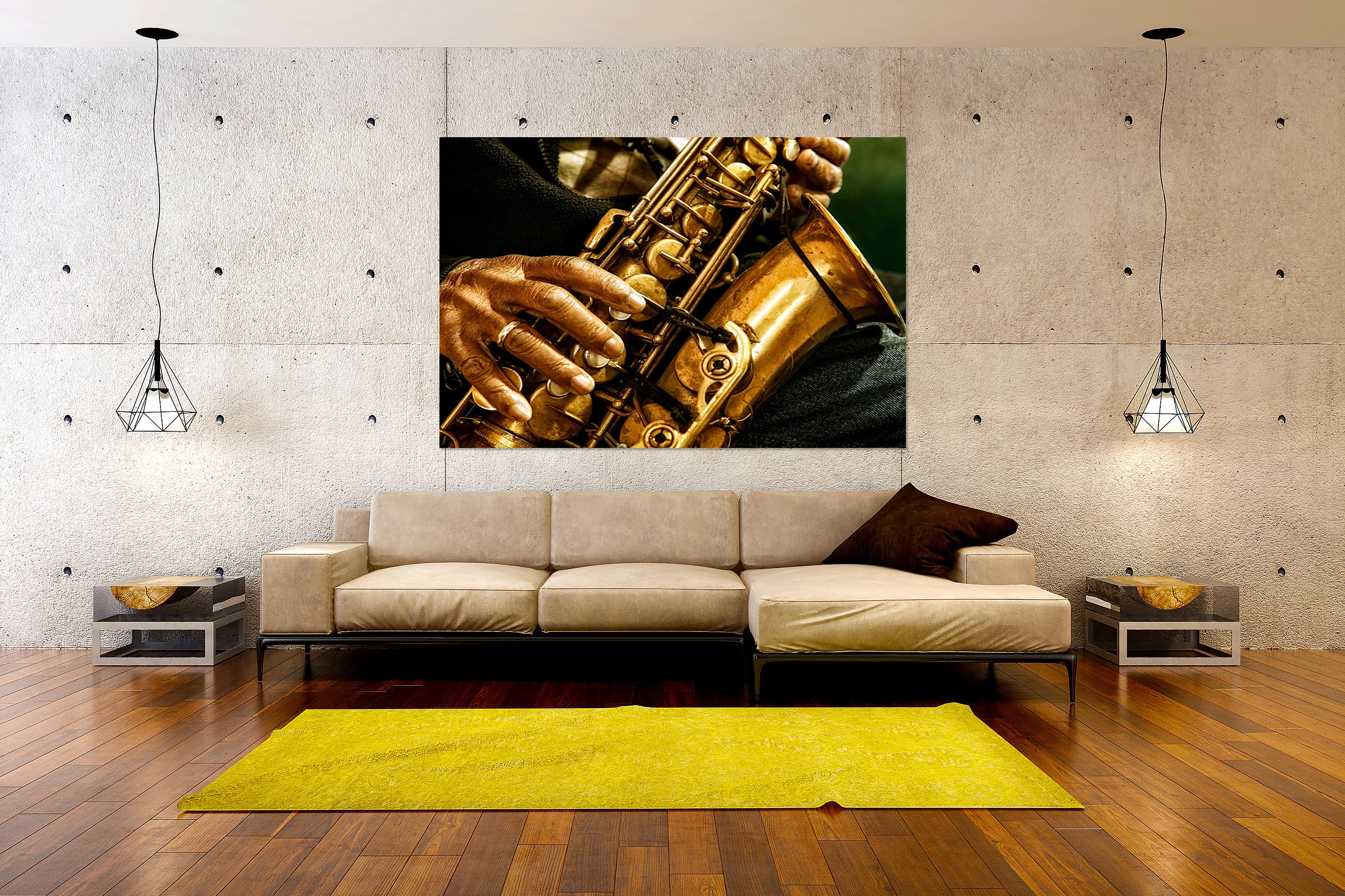 Jazz Wall Decor, Jazz Music Canvas Art, Saxophone Canvas Wall Art ...