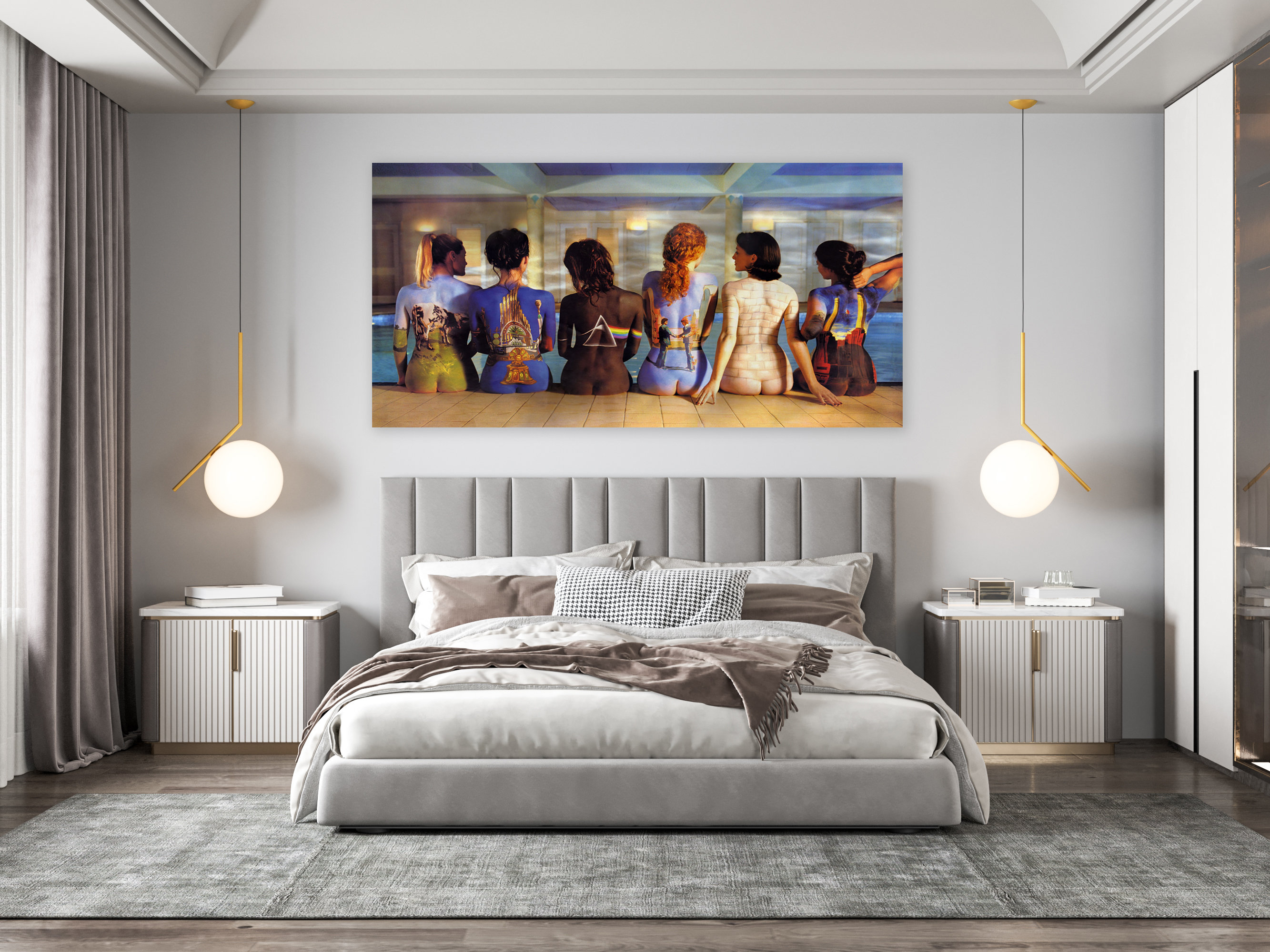 Pink Floyd Canvas, Huge Canvas Art, Iconic Wall Art, Musical Art ...