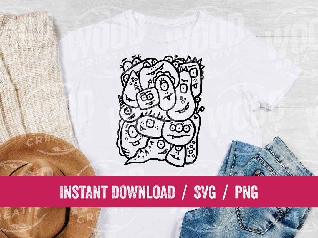 Monster Mash Instant Digital Download | SVG | PNG | Monsters | Cut File ...