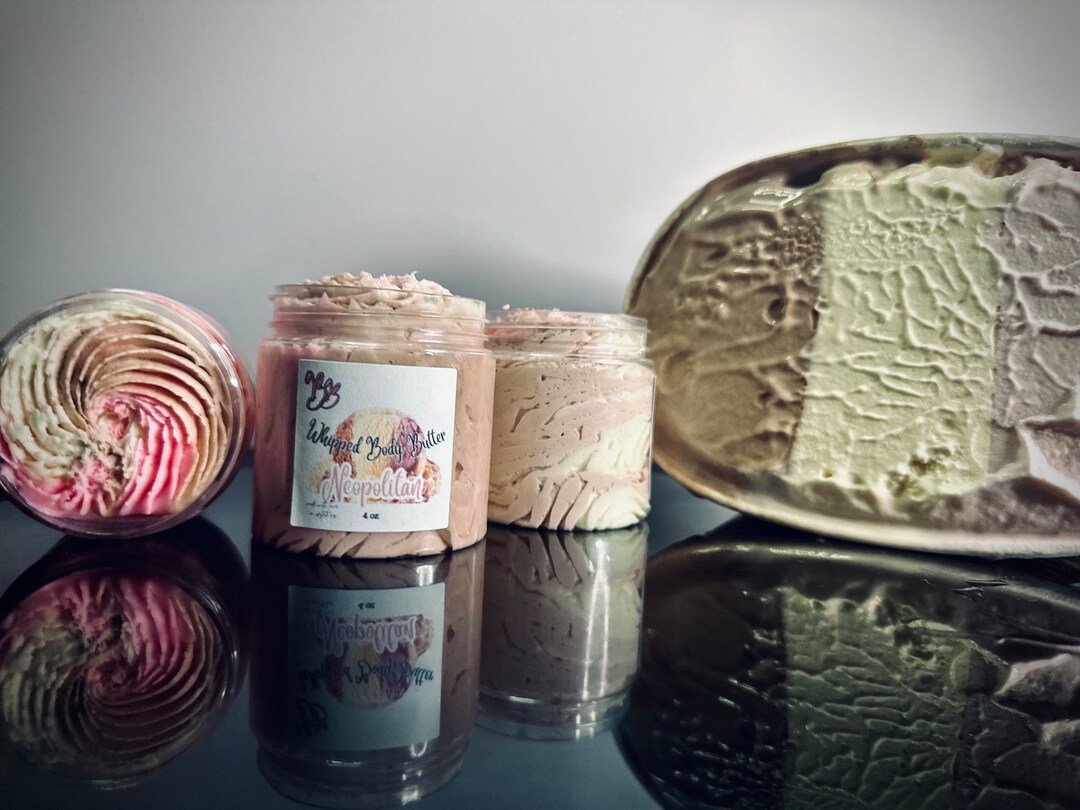 Neopolitan Ice Cream Body Butter Whipped Body Butter Tattoo Butter ...