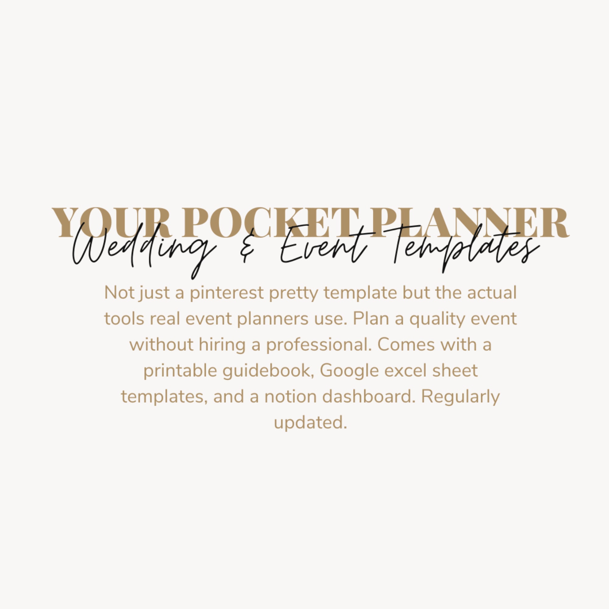 Professional Event Planning Templates - Etsy