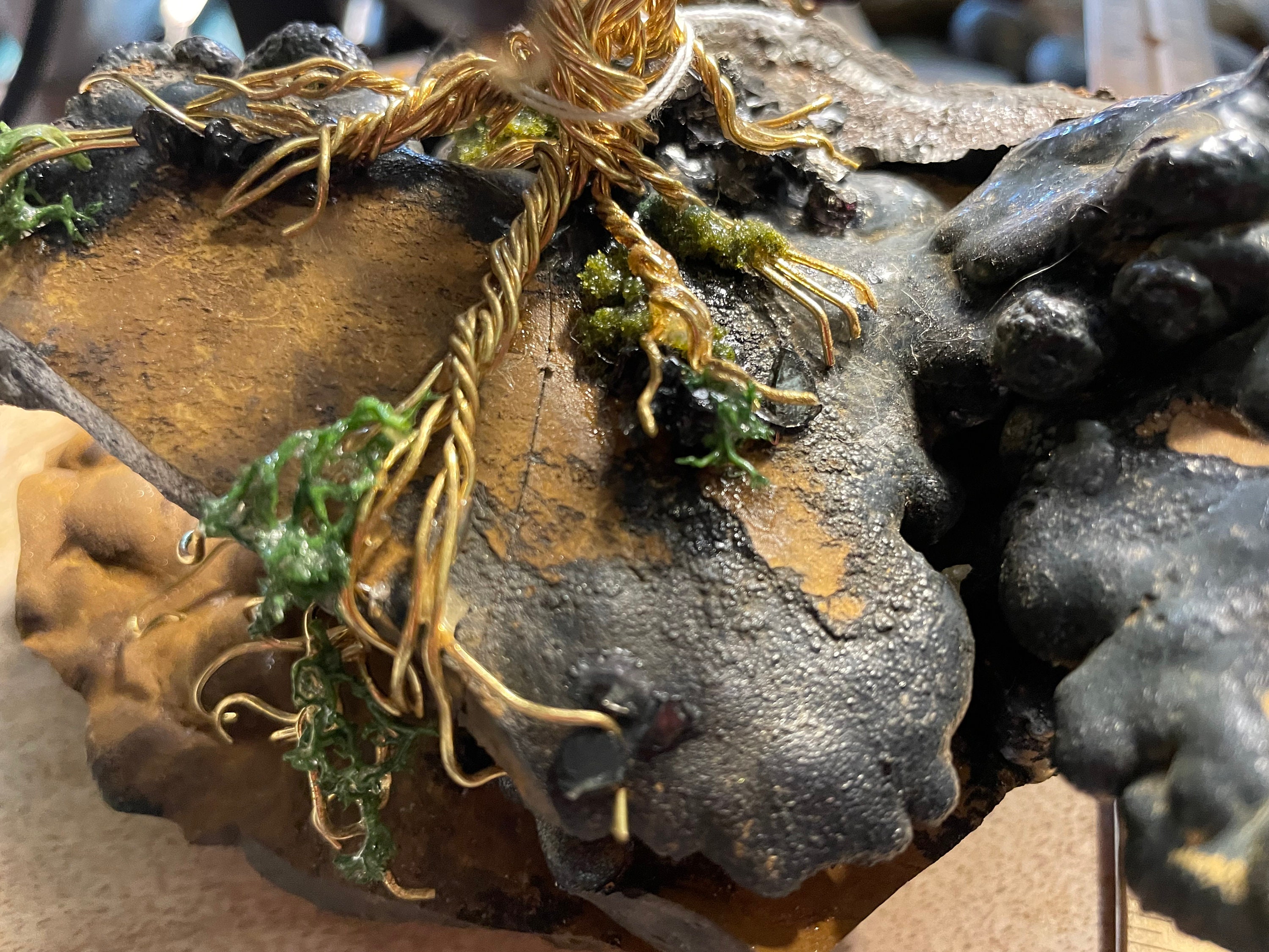 Bonsai Tree of Raw Copper on Iron Ore Slag. - Etsy