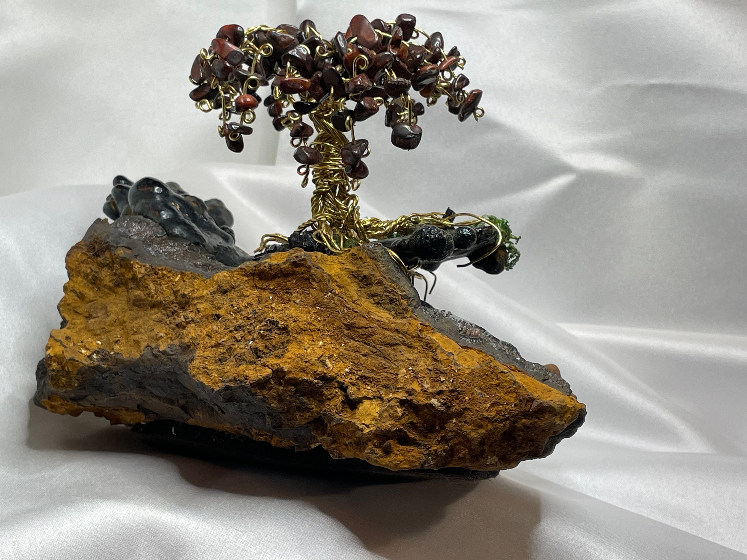 Bonsai Tree of Raw Copper on Iron Ore Slag. - Etsy