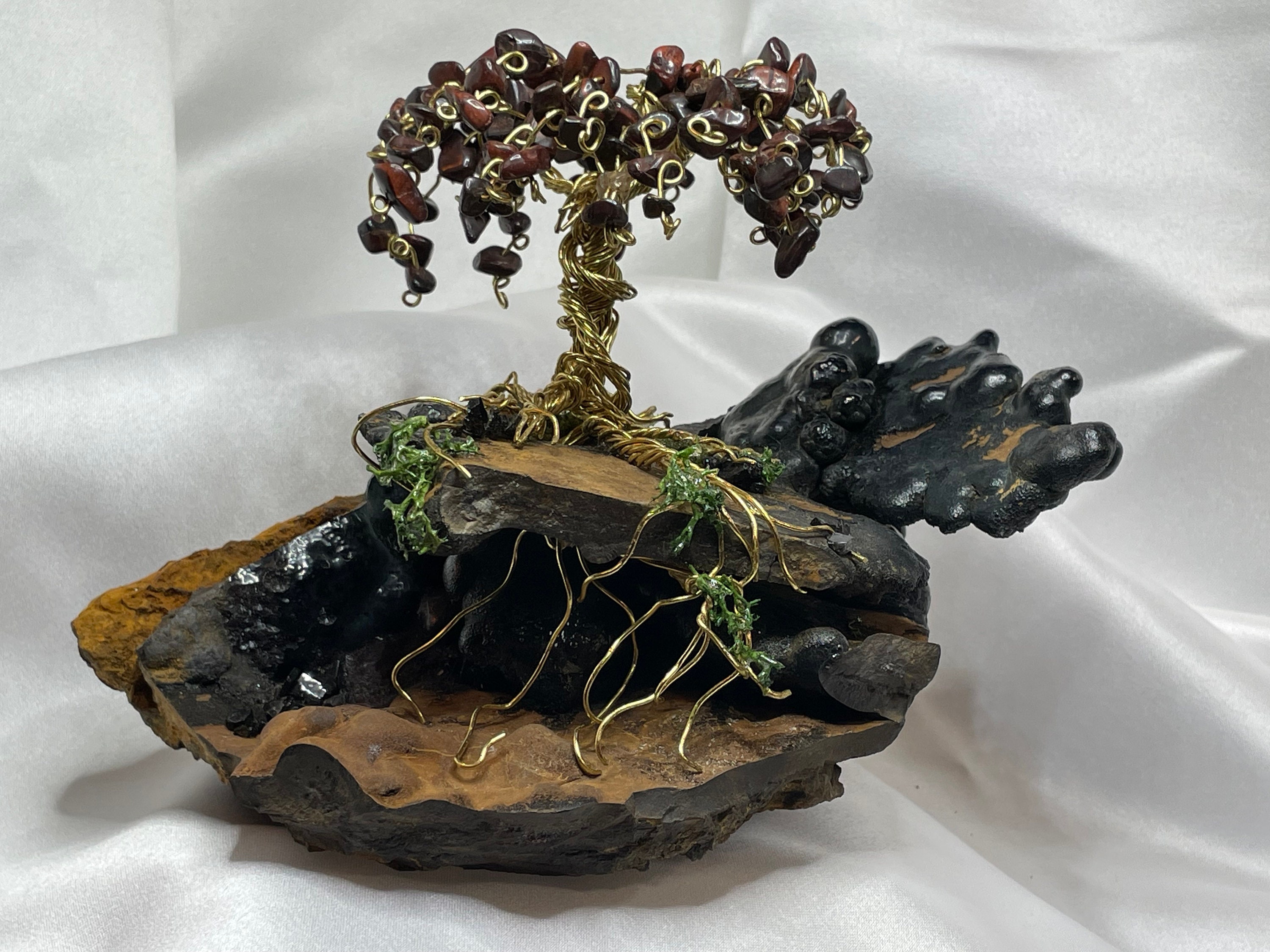 Bonsai Tree of Raw Copper on Iron Ore Slag. - Etsy