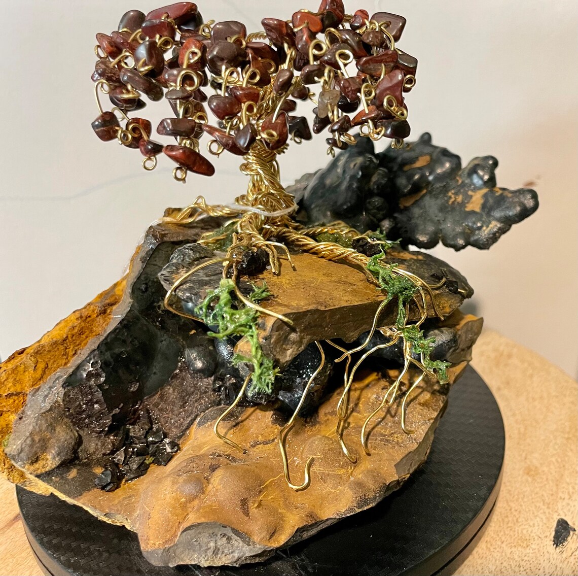 Bonsai Tree of Raw Copper on Iron Ore Slag. - Etsy