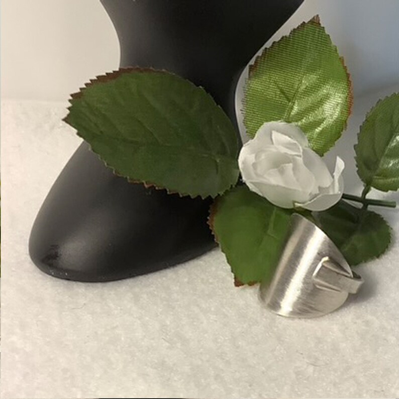 Sterling Silver Demitasse Saddle Wrap Spoon Ring - Etsy