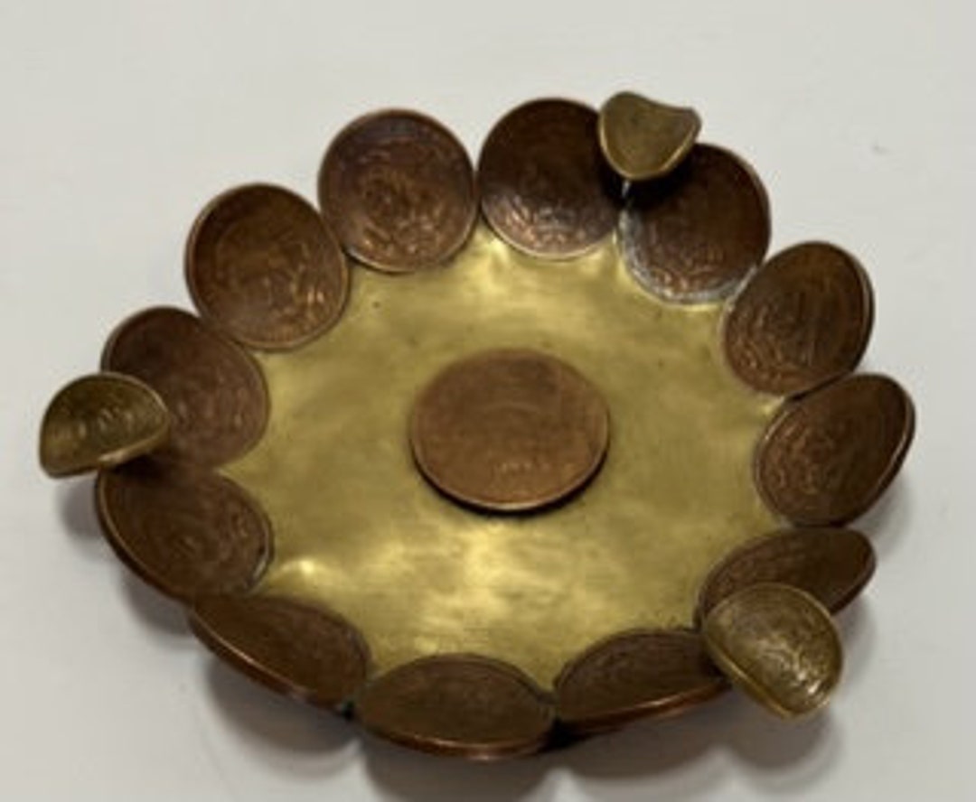Ashtray; Mexican Coin Handmade Ashtray - Etsy