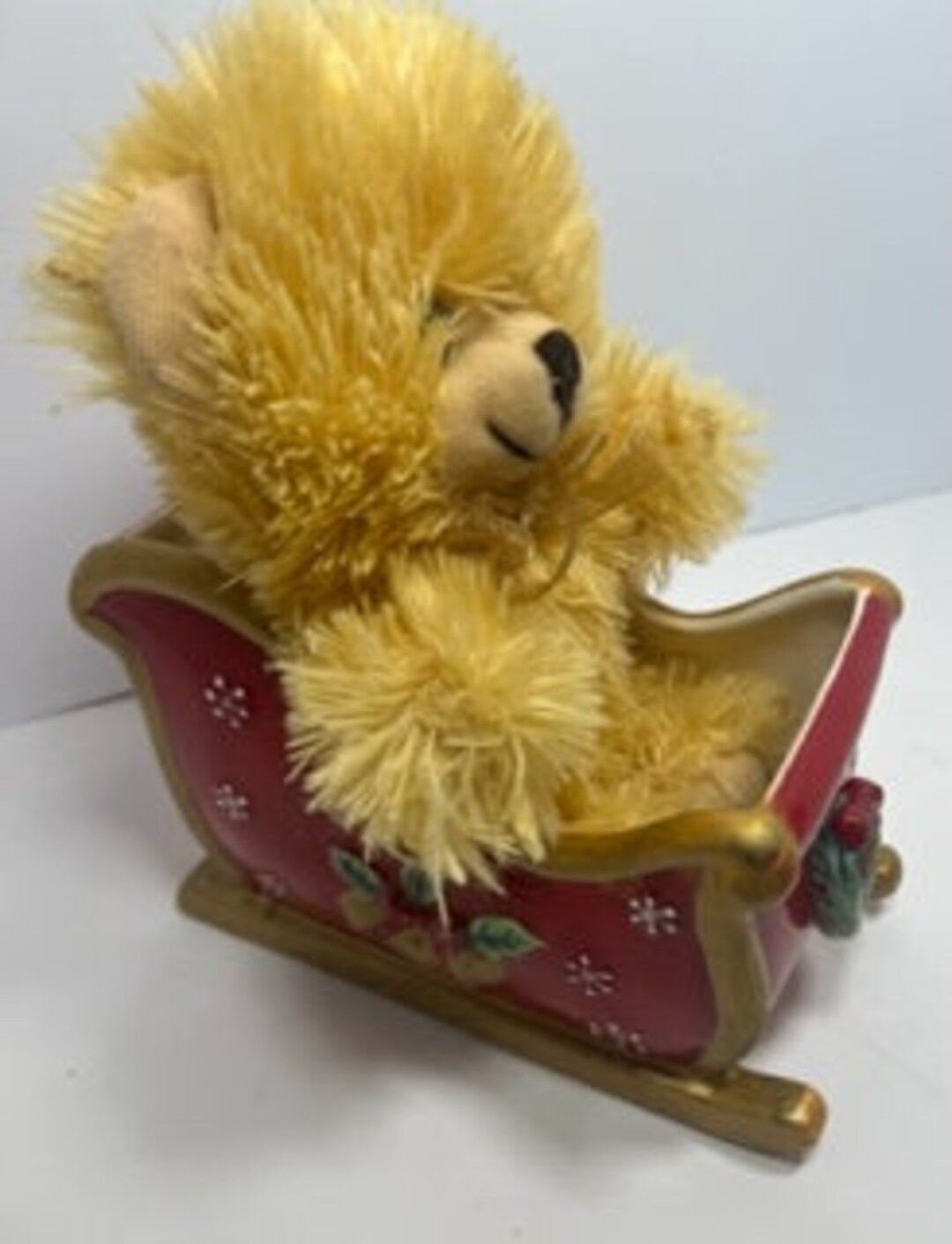 Christmas; Vintage Santa Sleigh Container - Etsy