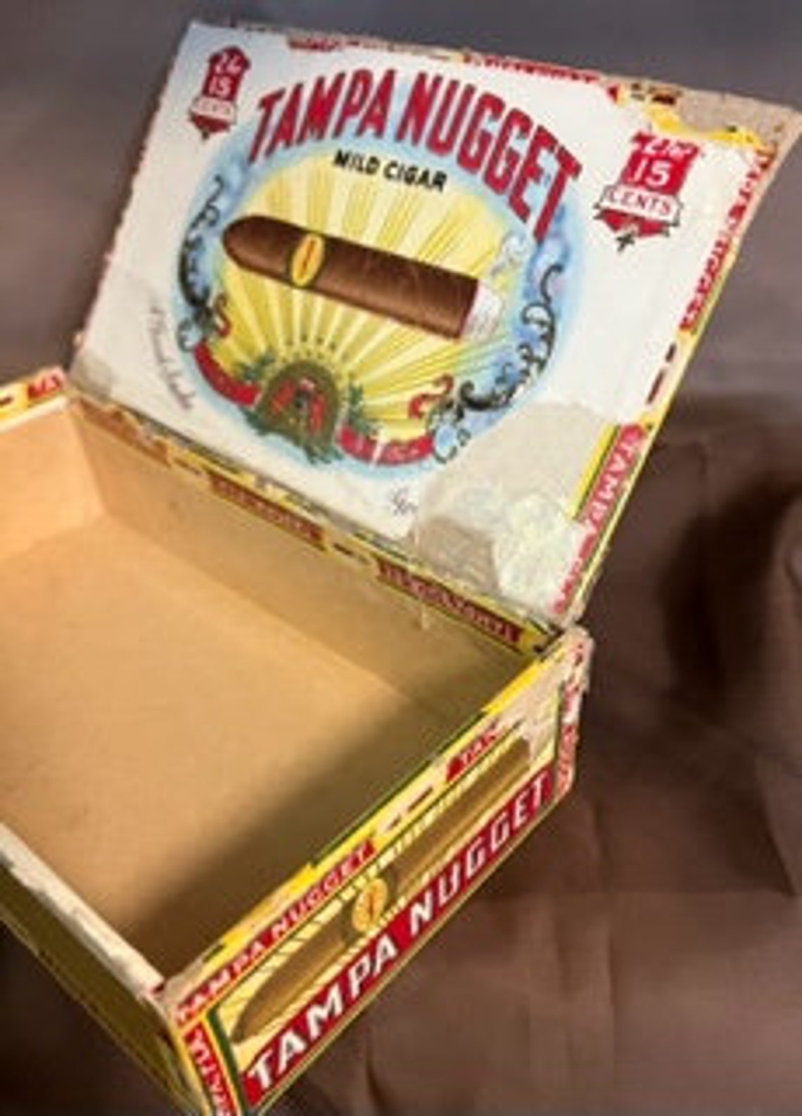 Vintage Tampa Nugget Cigar Box - Etsy