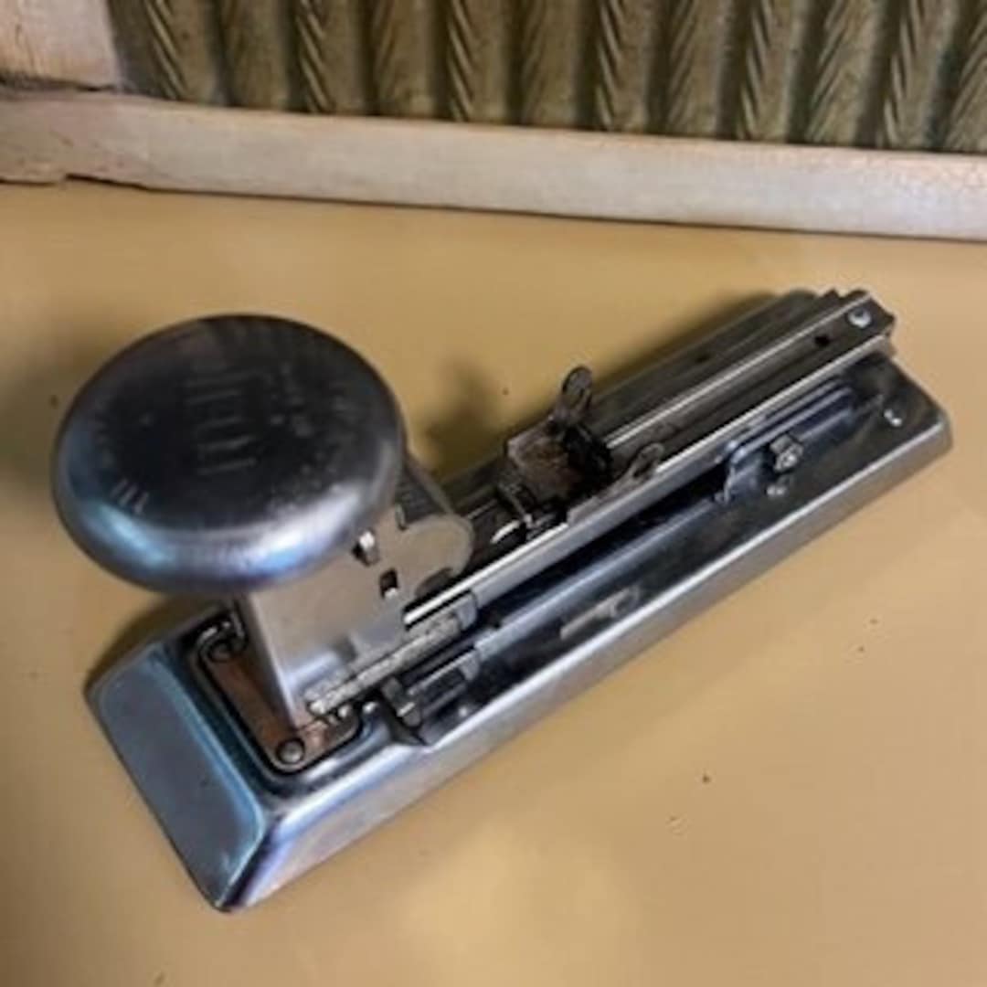 Stapler; Vintage Chrome Stapler - Etsy