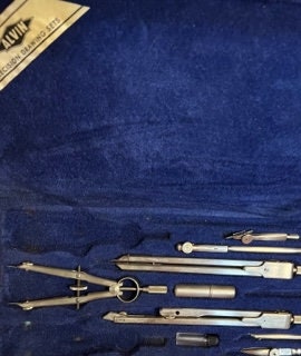 Drawing Tools; "alvin Precision Drawing Set 714", Made in Germany, 1940 ...