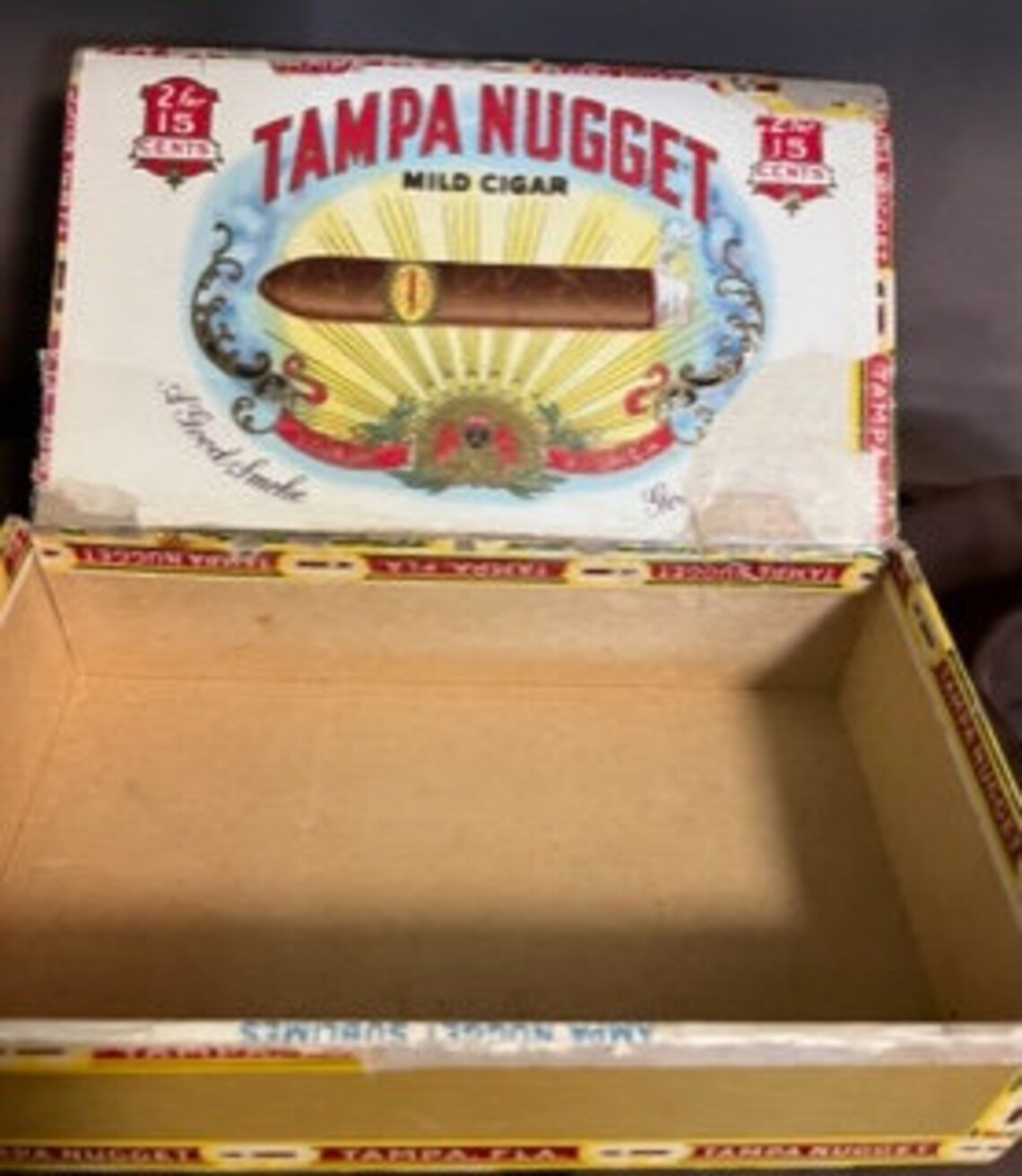 Vintage Tampa Nugget Cigar Box - Etsy