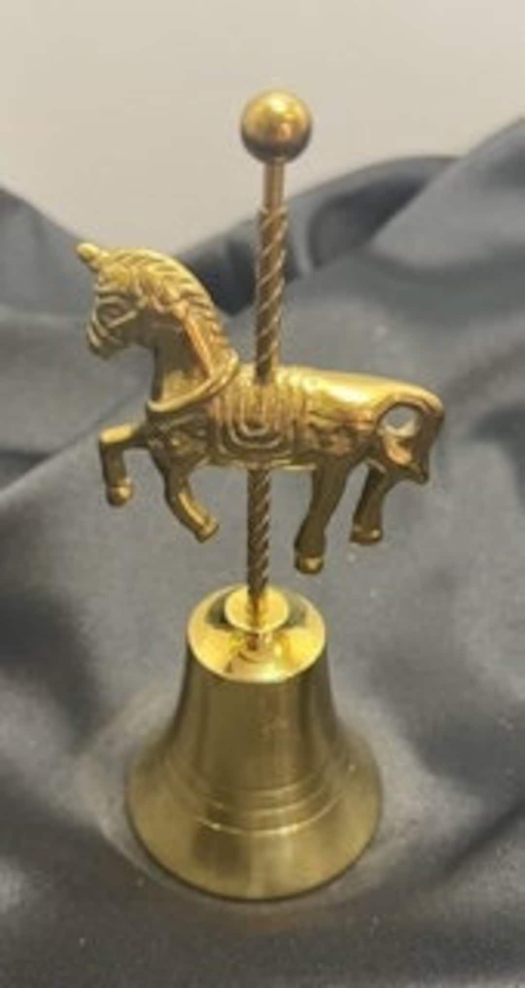 Bell; Vintage Carousel Horse Hand Bell - Etsy