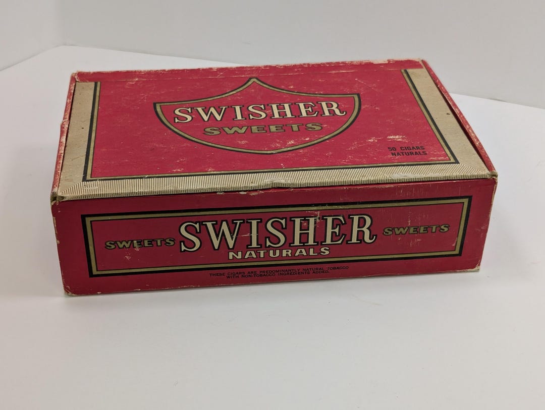 Cigar Box; "swisher Sweets", Red Box - Etsy