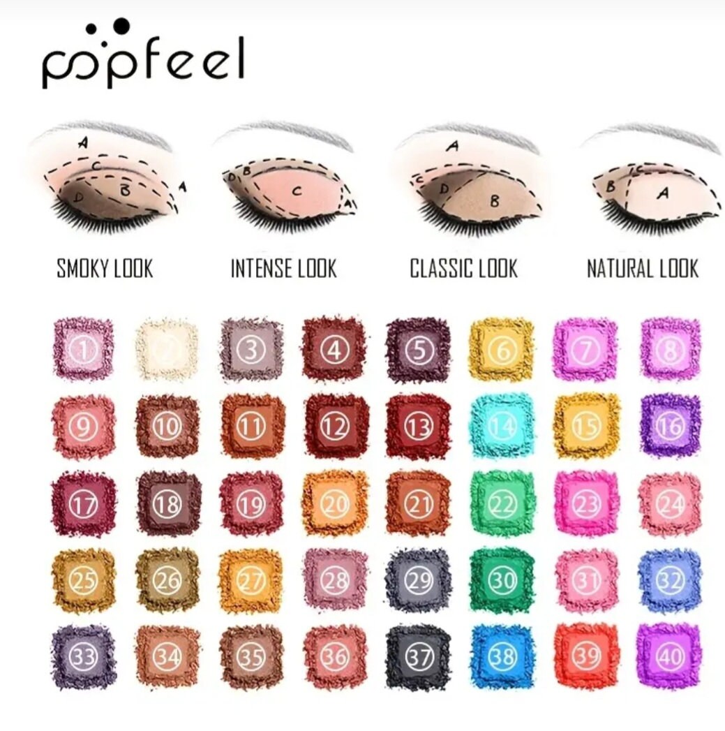 Popfeel Eyeshadow Makeup Set - Etsy