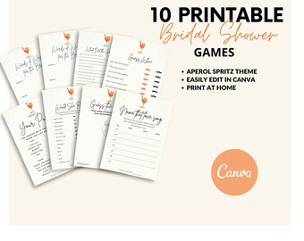 Bride on Cloud Nine Bridal Shower Games 10 Printables Bundle Printable ...