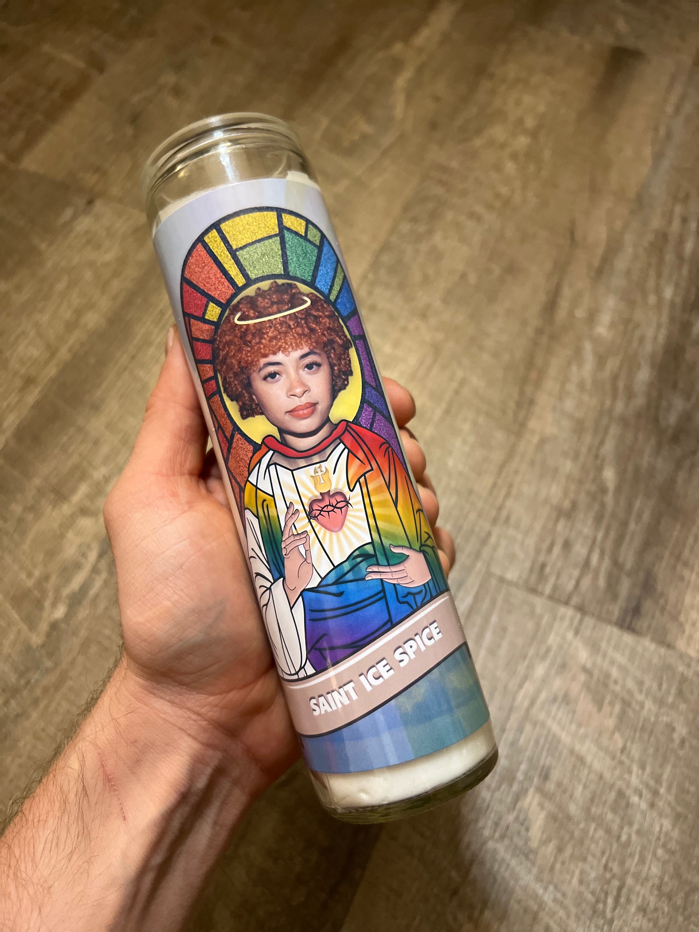 Saint Ice Spice Prayer Candle - Etsy