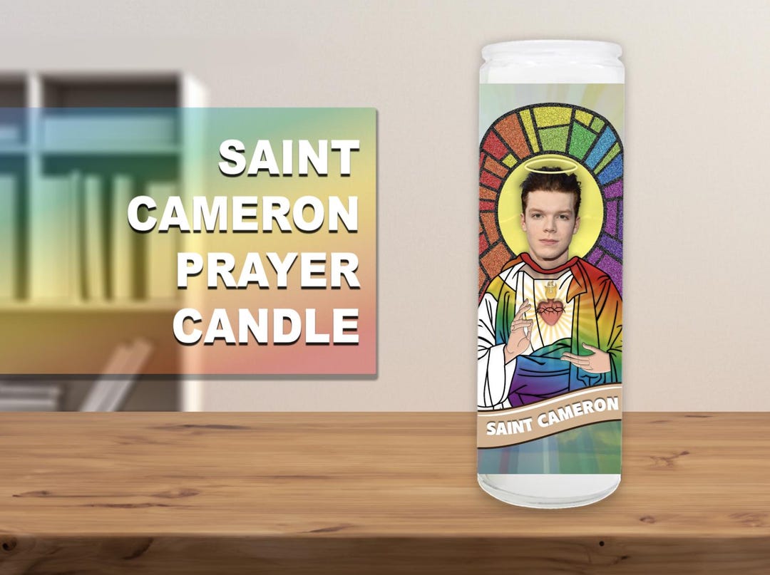 Saint Cameron Prayer Candle - Etsy