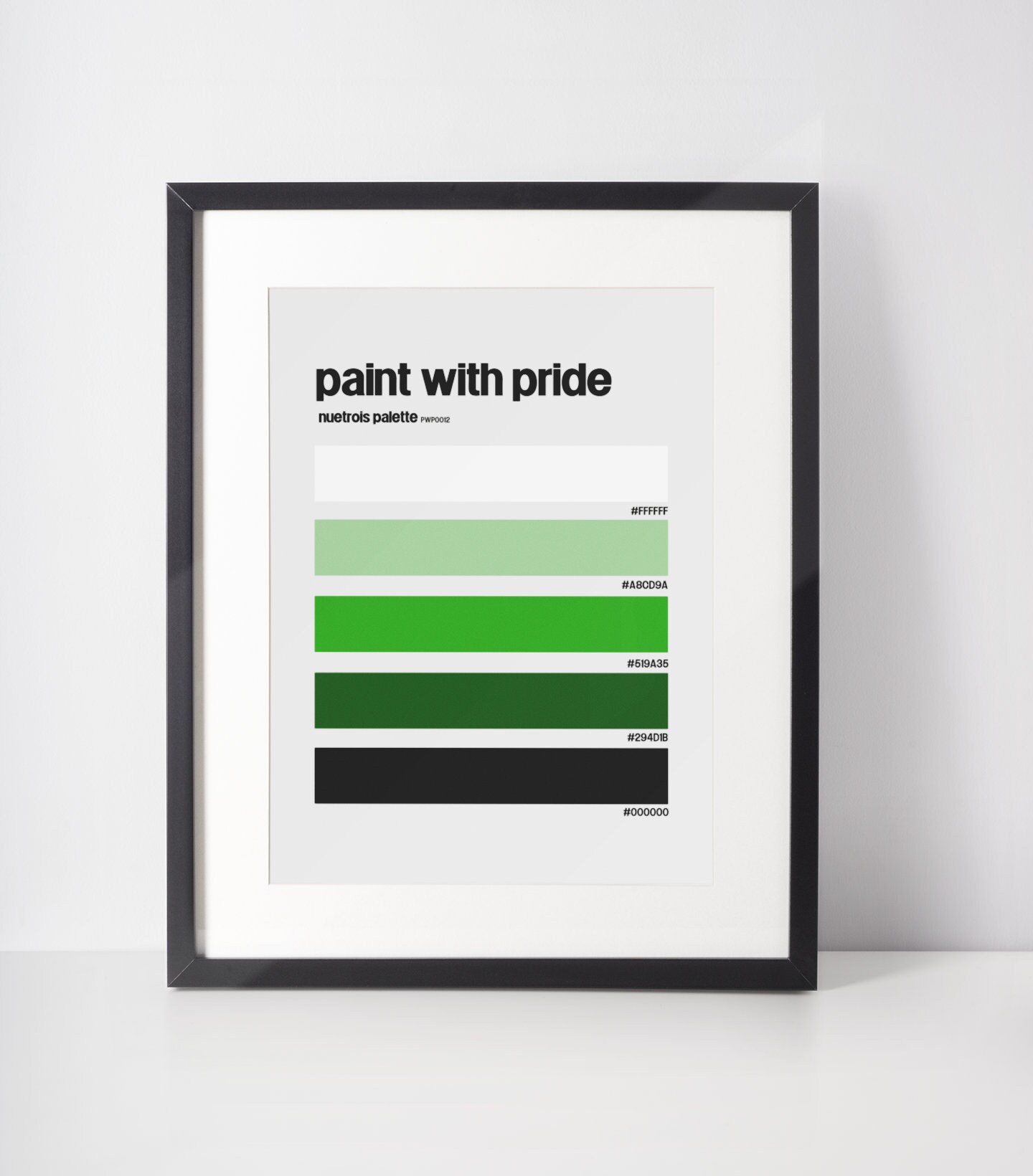 Neutrois Color Palette Digital Art Paint With Pride - Etsy