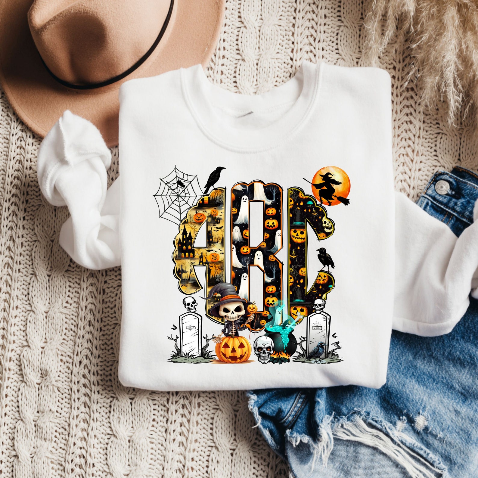 Halloween Monogram PNG Fall Monogram PNG Halloween Monogram - Etsy