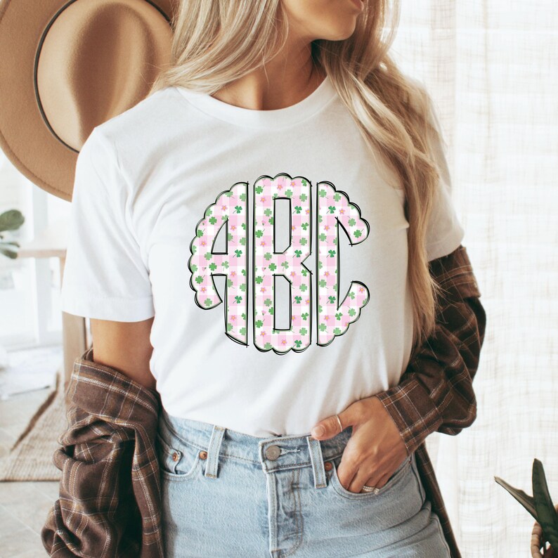 St Patrick's Day Monogram PNG, St Patrick Alpha Doodle, St Patrick's ...