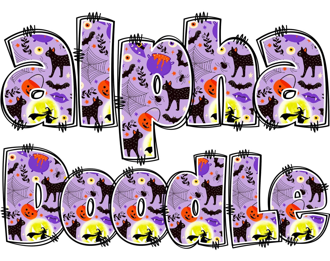 Halloween Alphabet PNG, Halloween Letters, PNG Letters, Halloween Alpha ...