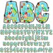 BUNDLE Back to School Alphabet PNG, School Letters, PNG Letters, School ...