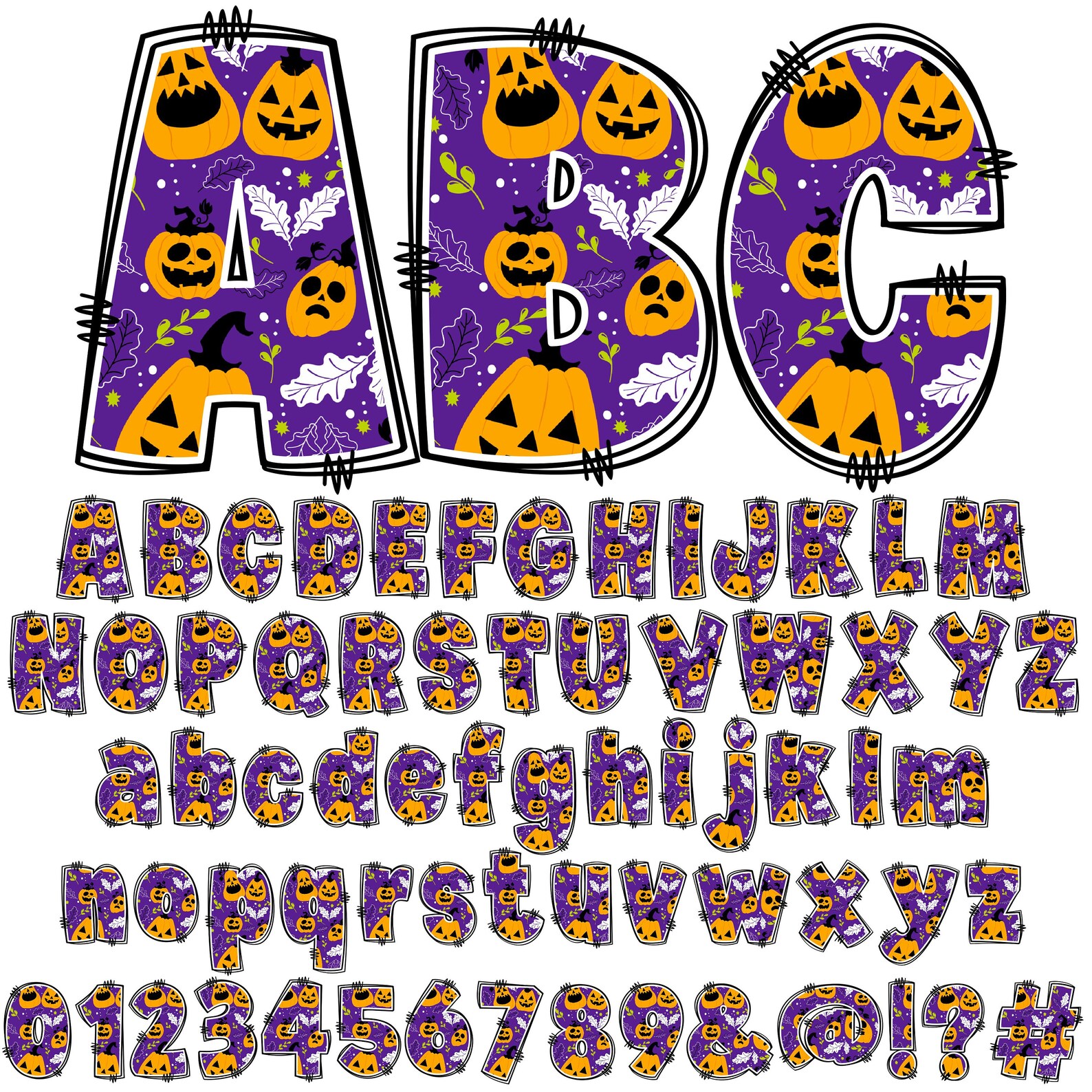 Halloween Alphabet PNG, Halloween Letters, PNG Letters, Halloween Alpha ...