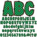 Christmas Alphabet Doodle PNG Bundle, Christmas Alphabet, Christmas ...