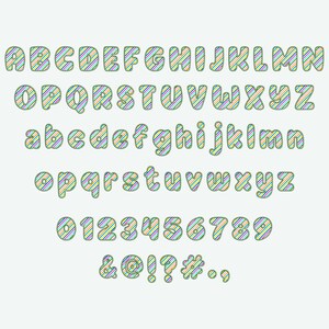 Spring Faux Embroidery Alphabet Bundle PNG, Flowers Alphabet, Summer ...