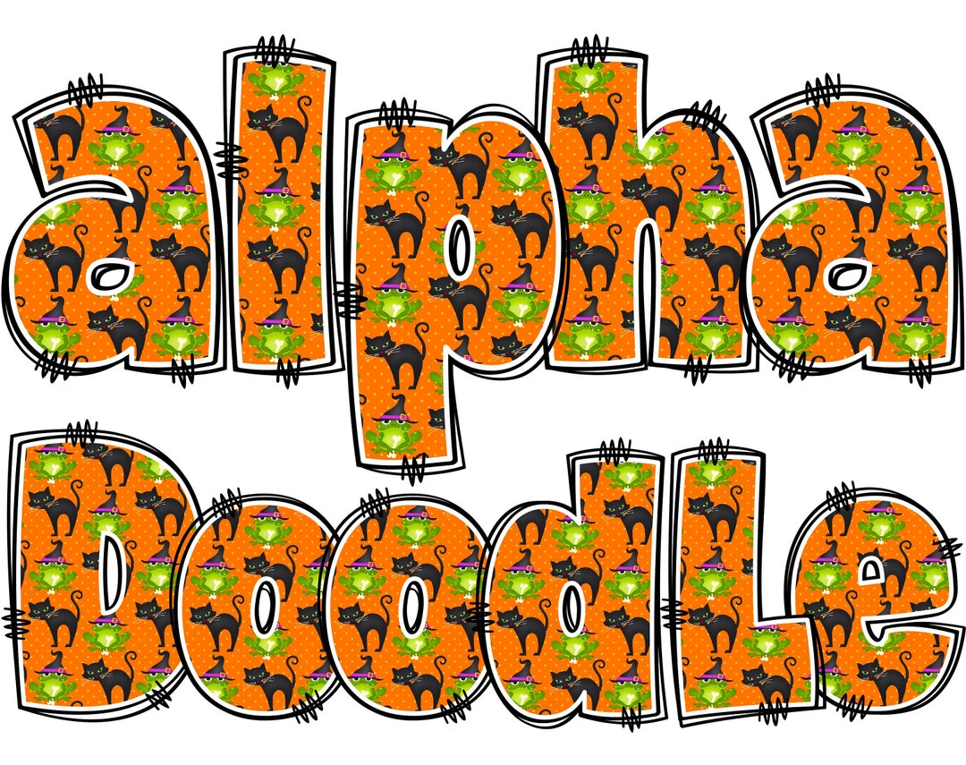 Halloween Alphabet PNG, Halloween Letters, PNG Letters, Halloween Alpha ...