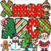 Christmas Alphabet Doodle PNG Bundle, Christmas Alphabet, Christmas ...