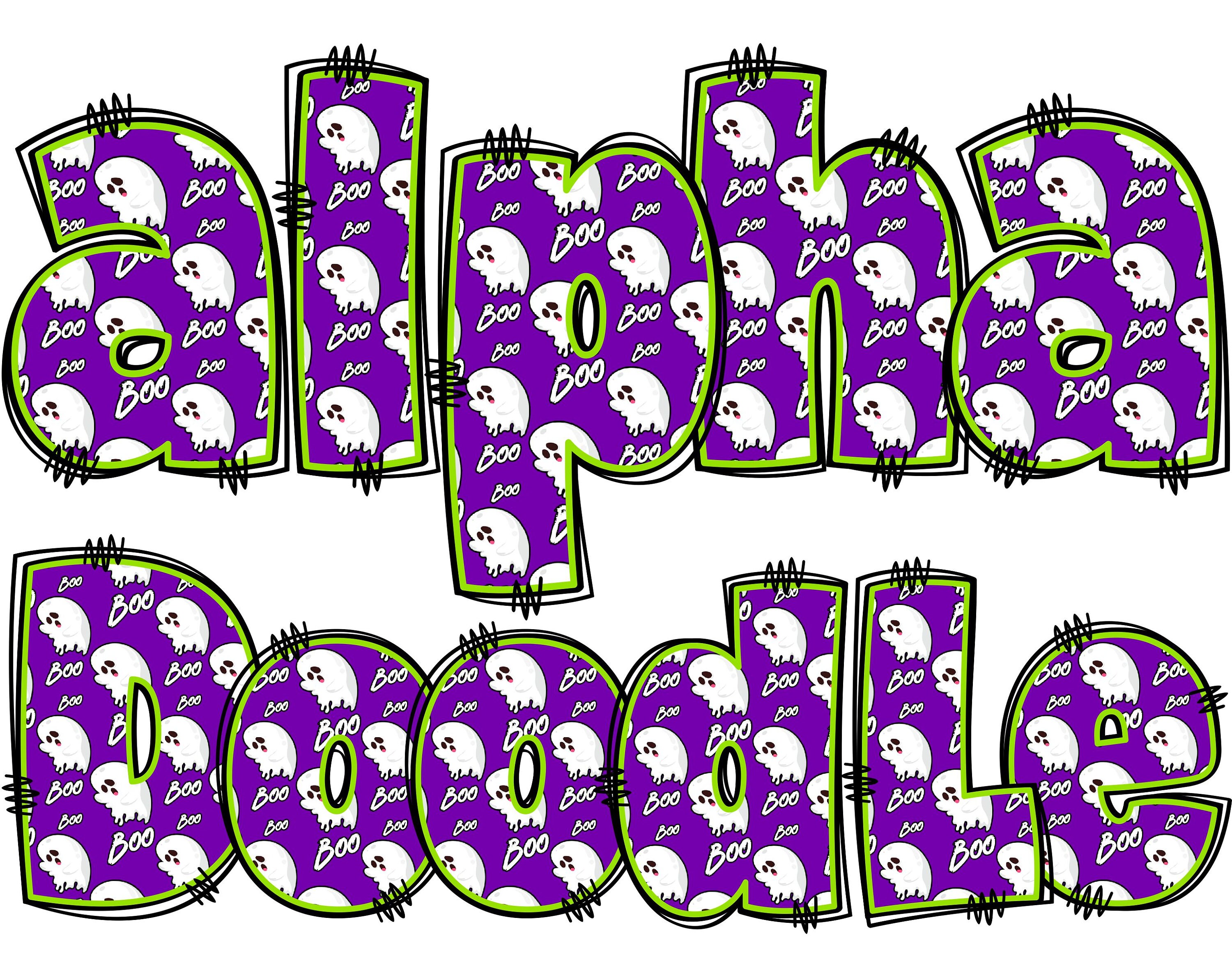 Halloween Alphabet PNG, Halloween Letters, PNG Letters, Halloween Alpha ...