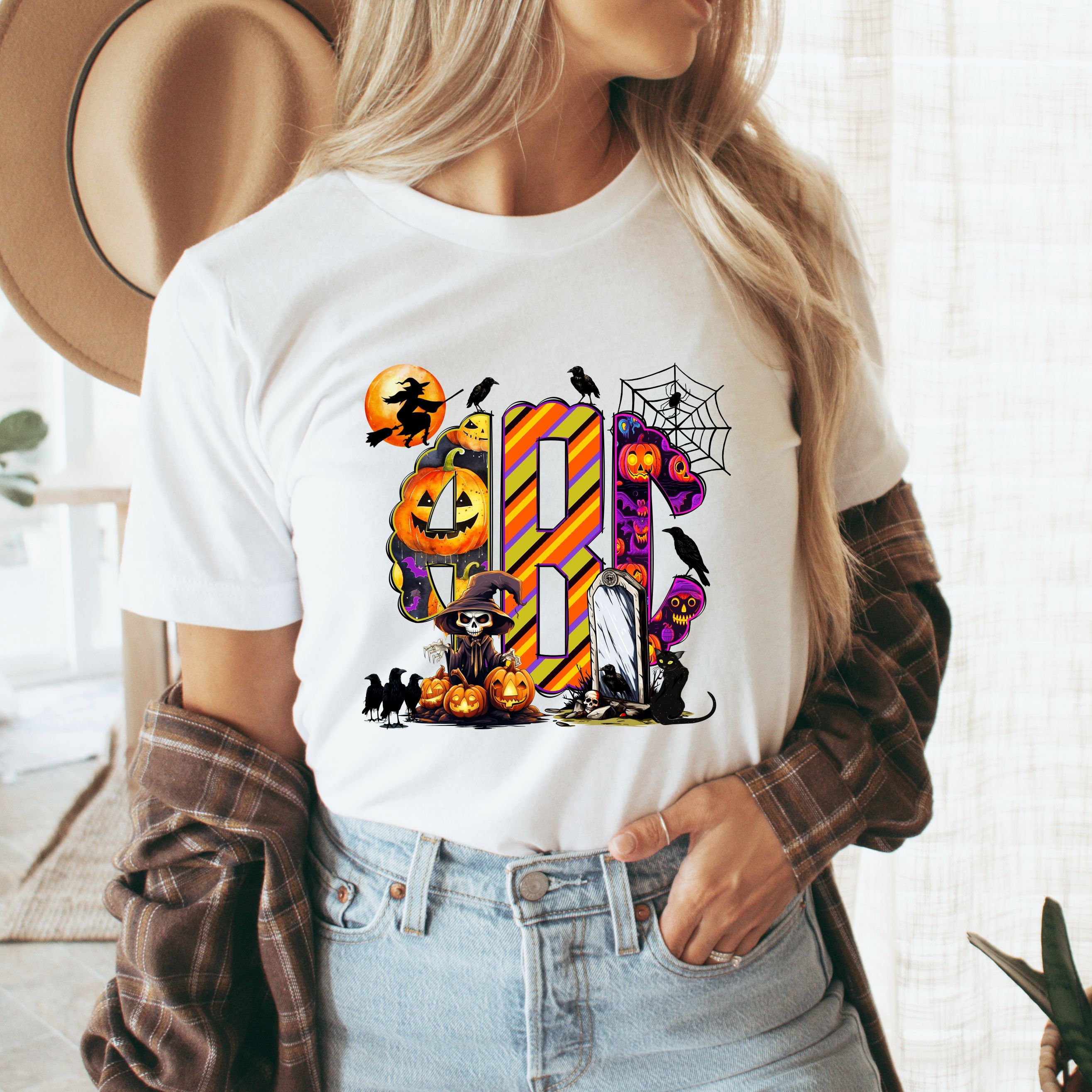 Halloween Monogram PNG Fall Monogram PNG Halloween Monogram - Etsy