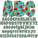 BUNDLE Summer Alphabet PNG, Tropical Doodle, PNG Letters, Fruits Doodle ...