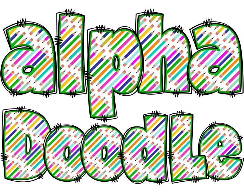 Back to School Alphabet PNG, School Letters, PNG Letters, School Alpha ...