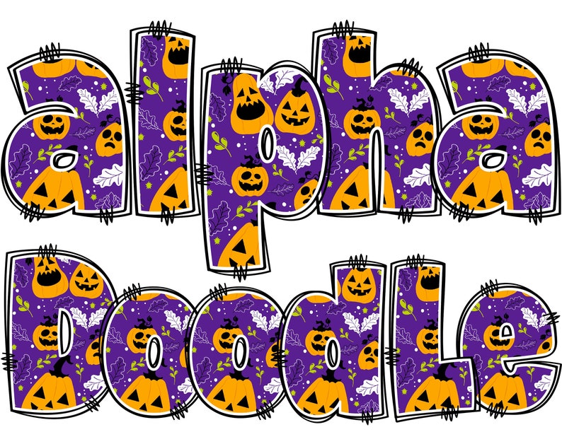 Halloween Alphabet PNG, Halloween Letters, PNG Letters, Halloween Alpha ...