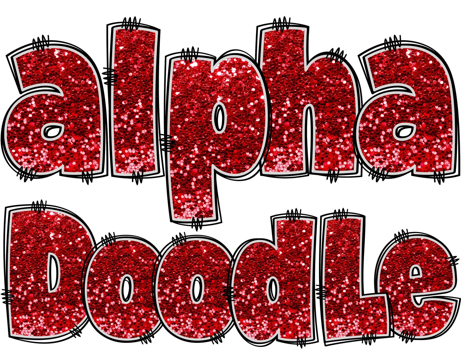Patriotic Red Glitter Alphabet PNG, 4th July, Independence Day, Alpha ...